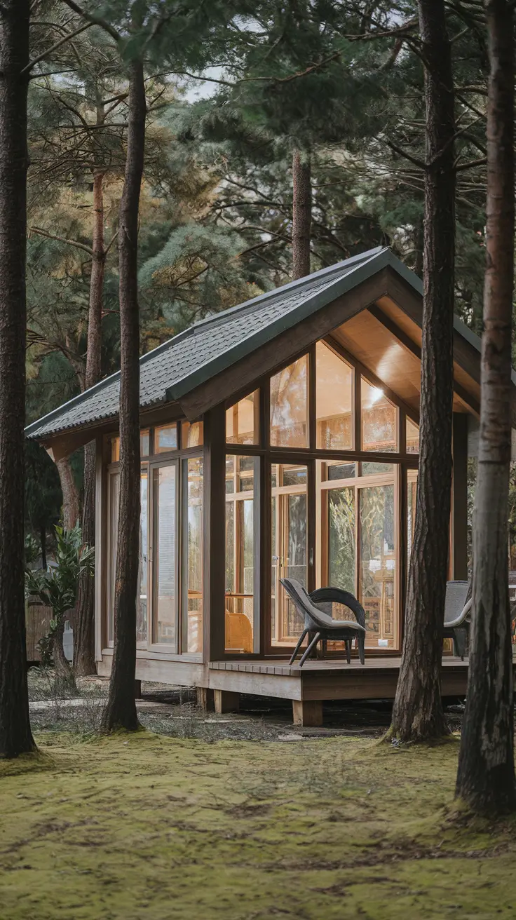 10+ Chinese Forest House Designs to Welcome Spring: Light, Nature ...