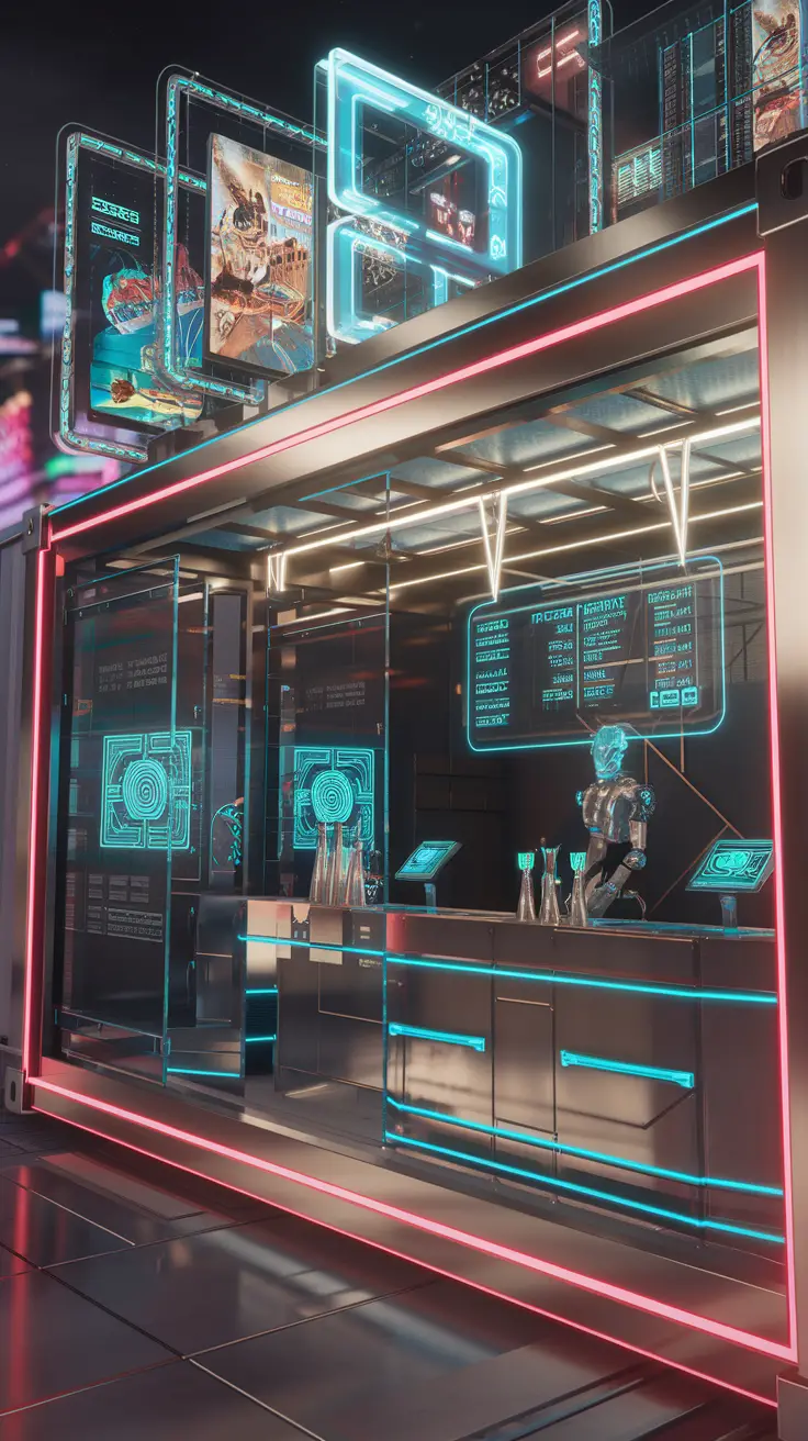 10+ Futuristic Cyberpunk Container Home Designs