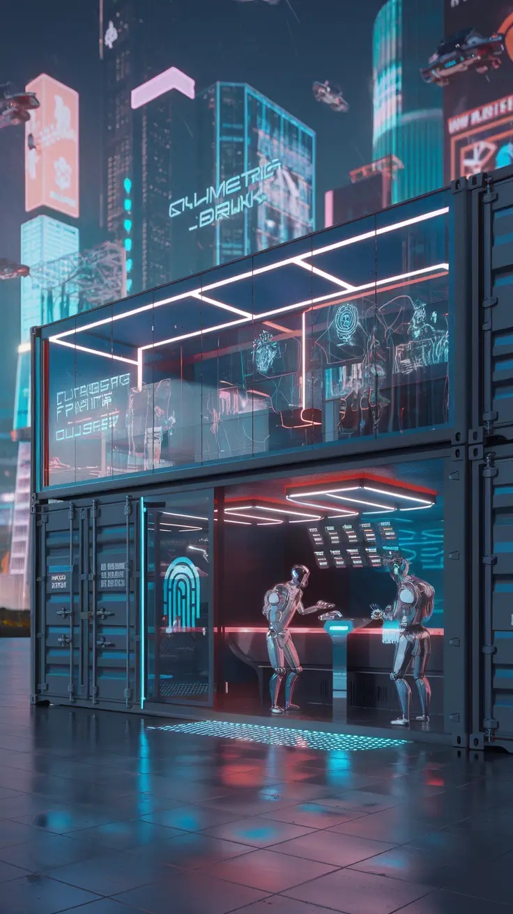 10+ Futuristic Cyberpunk Container Home Designs