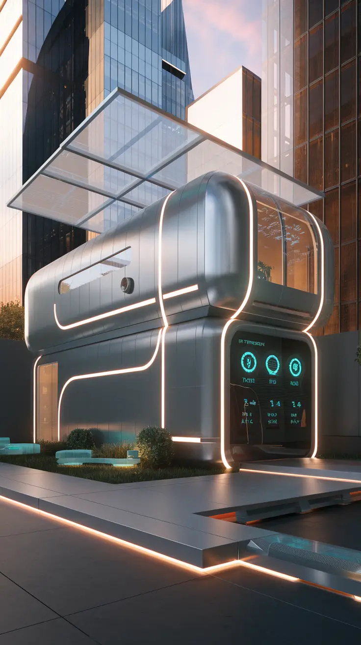 10+ Futuristic Cyberpunk Container Home Designs