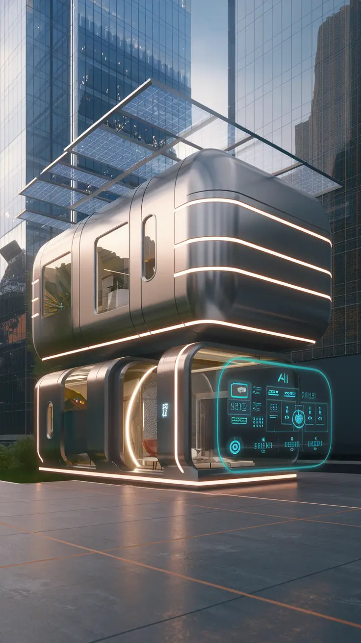 10+ Futuristic Cyberpunk Container Home Designs