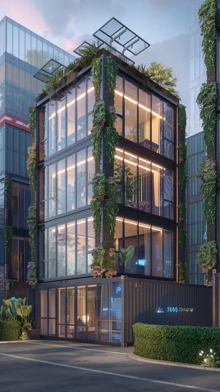 10+ Futuristic Cyberpunk Container Home Designs