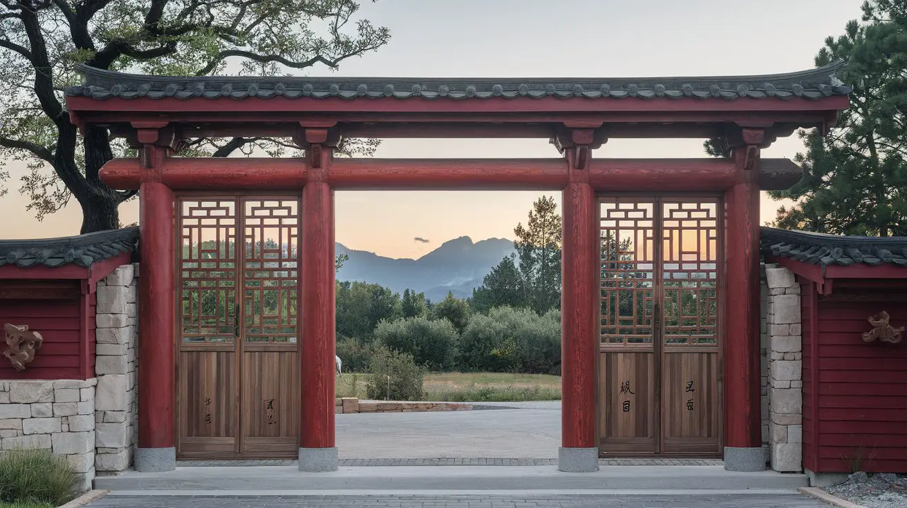 10+ Chinese Gate Designs for Modern Mountain Homes