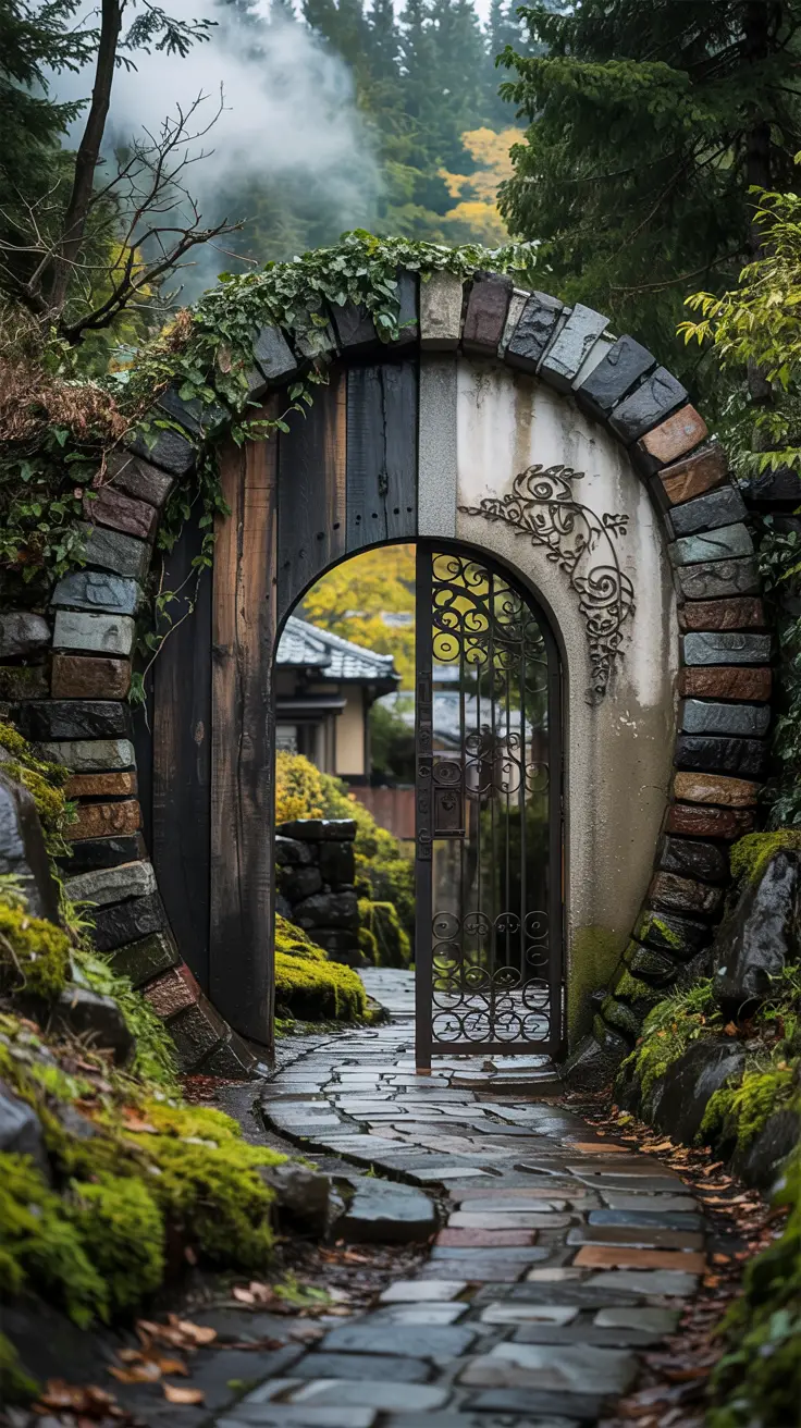 10+ Chinese Gate Designs for Modern Mountain Homes