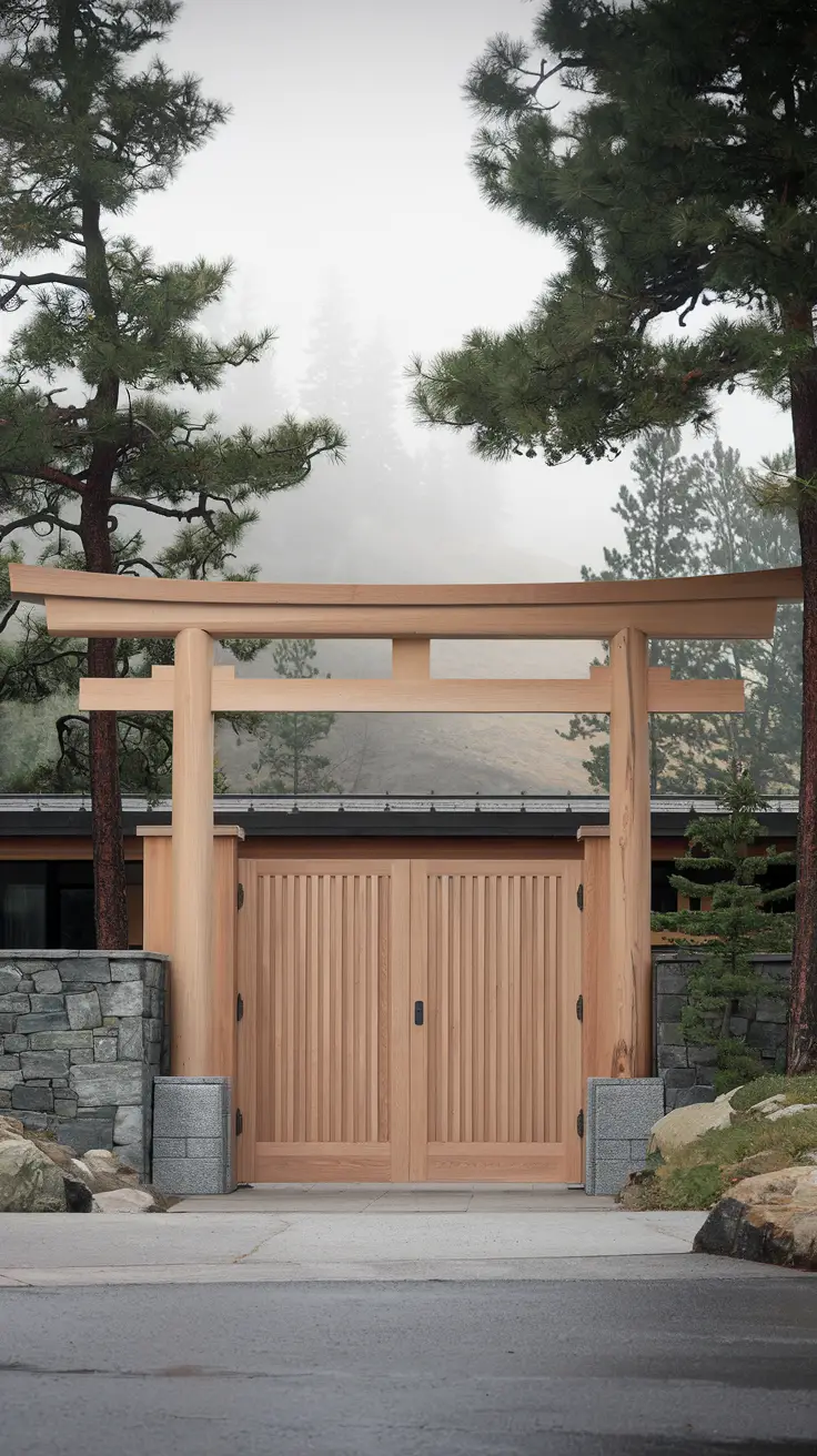 10+ Chinese Gate Designs for Modern Mountain Homes